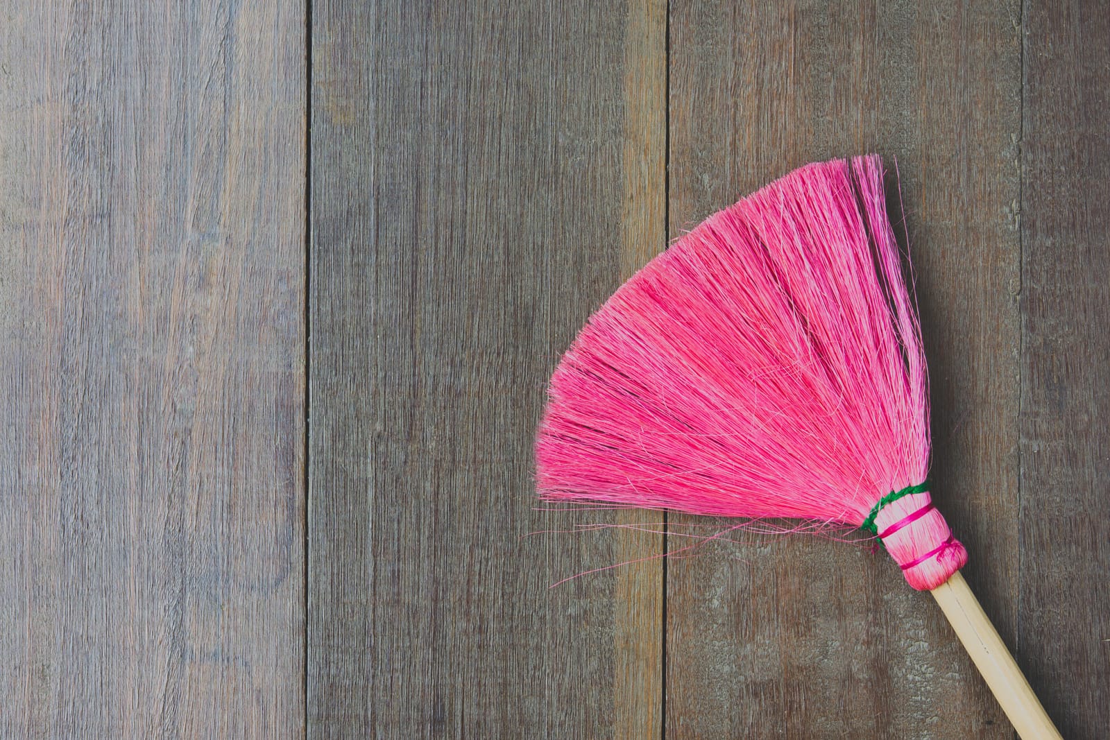Sweeping in Style: Discover the Charm of a Pink Broom and Dust Pan